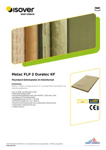 Metac FLP 2 Duratec Kleinformat - Dämmung Flachdach | ISOVER